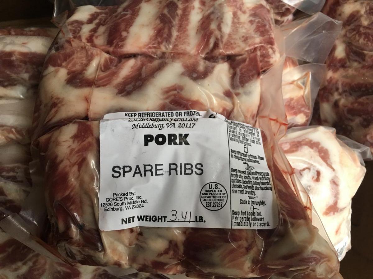 Oakham Farm Pork Spare Ribs - Grassfed on the Hill